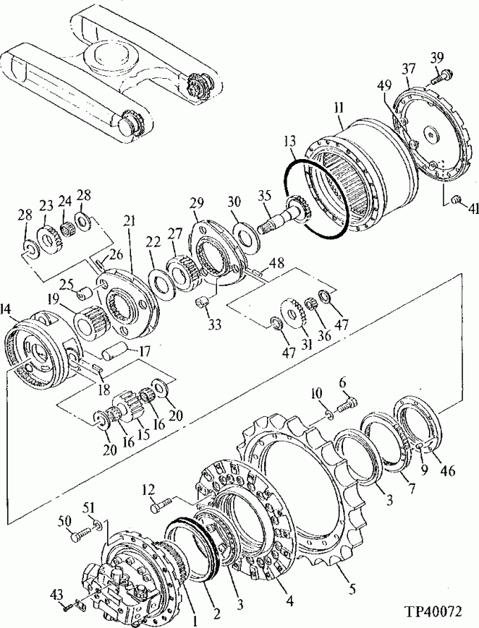 9132405 9131678 Hydraulic Excavator Gearbox Ex200-3 Ex200lc-3 Ex200h-3 ...